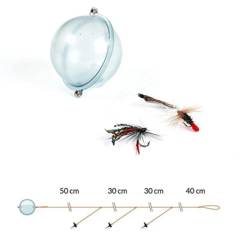 Fladen Fly-cast Wet Flies incl bubble float