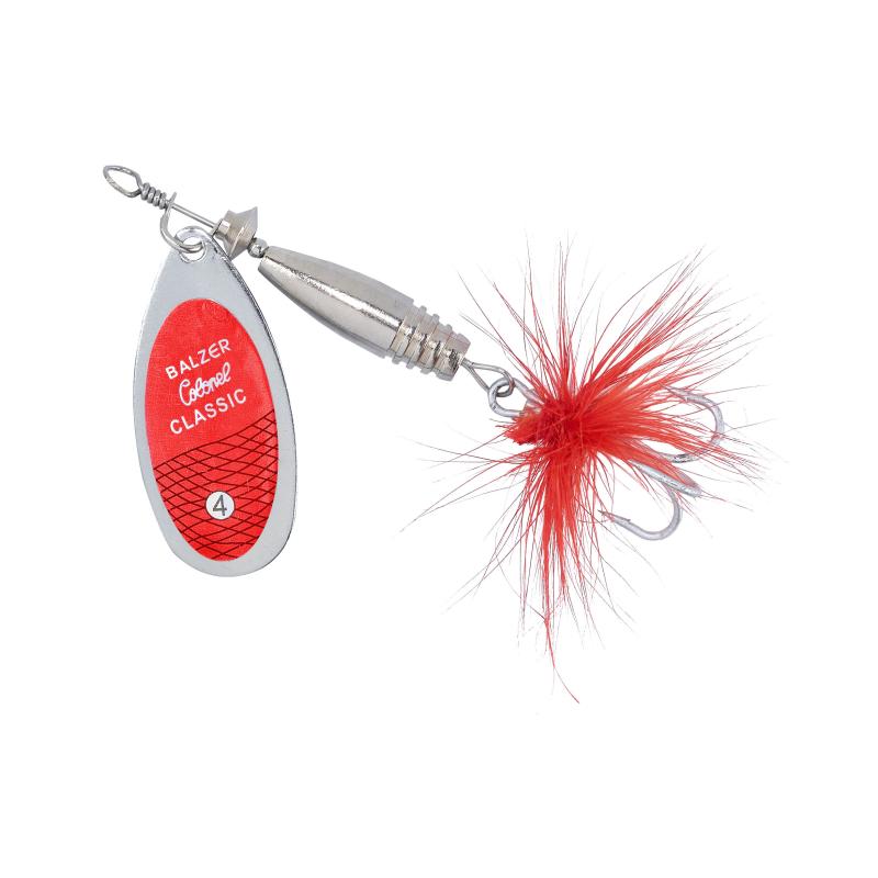 Balzer Colonel Spinner Classic rot Glitter 14g