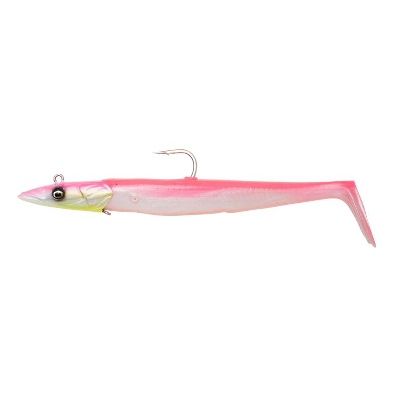 Savage Gear Sandeel V2 14cm 33G Sinking Pink Pearl Silver 2+1
