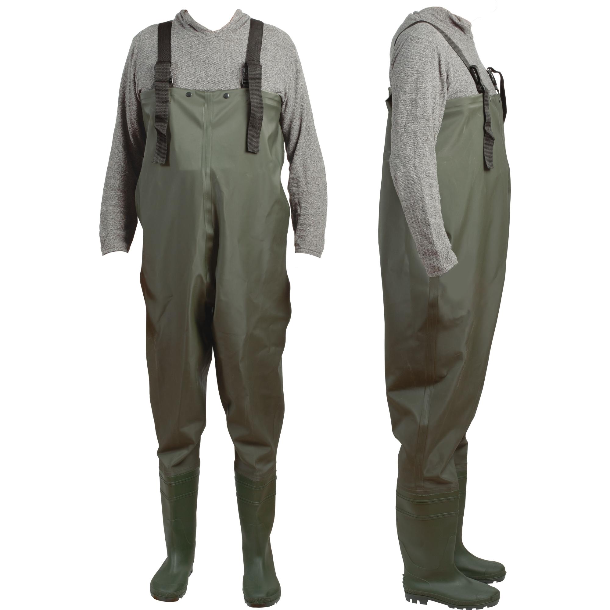 Zebco PVC Wader Sz 8-9 EU 42-43 Green