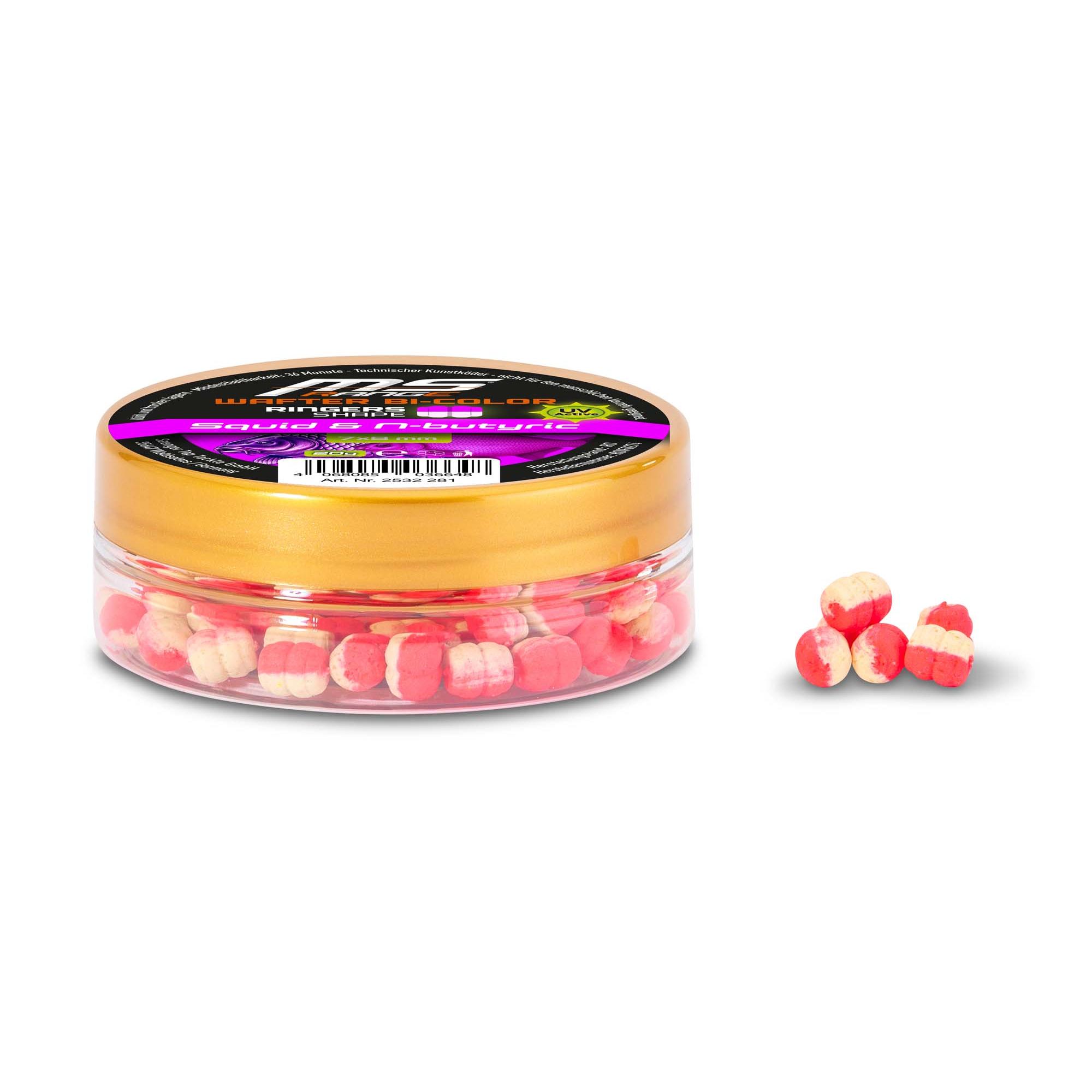 MS-RANGE Ringers shape Wafter Bi-Color 7 x 8 mm Squid & N-Butyric