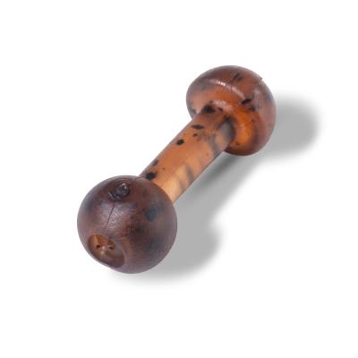 Anaconda Jungle Brown Heli-Chod Beads 10pcs.
