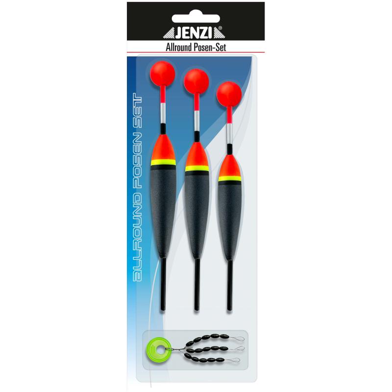 Jenzi Allr-Posen-Set, 3 St., 5,6,7 g. m.Stop.