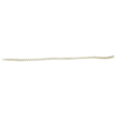 Spro Spring Worm 6mm Pearl White
